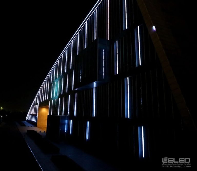 Rgbw multicolor surface mounted outdoor recessed linear led lighting ...